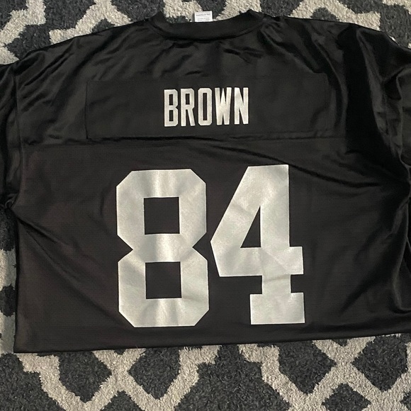 nflpa | Shirts | Las Vegas Raiders Antonio Brown 84 Nfl Black Pro Line ...